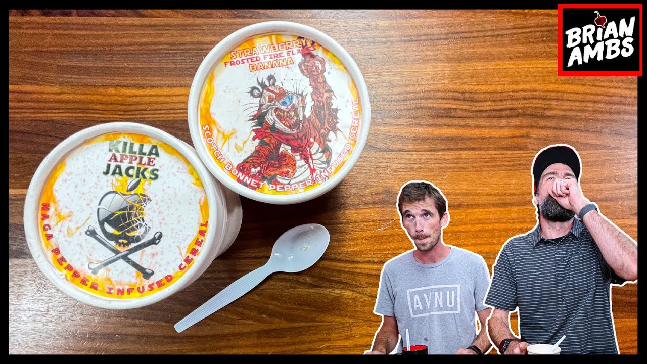Frosted FIRE Flakes! (Naga pepper Infused) - YouTube