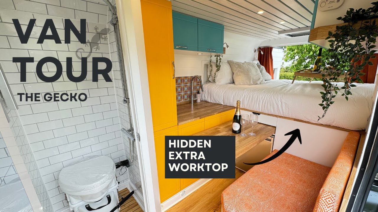 Van tour with hidden worktop for indoor or outdoor cooking | RAM/DUCATO ...