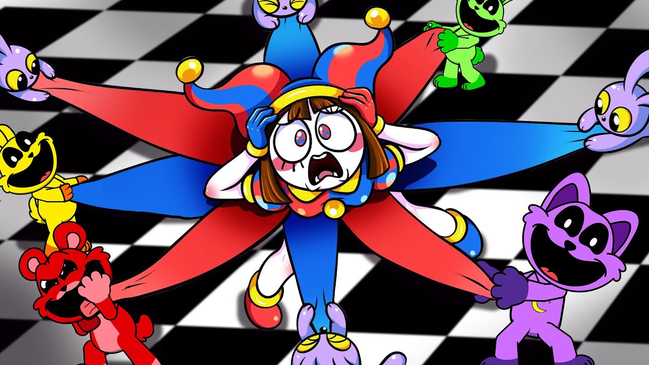 DIGITAL CIRCUS vs SMILING CRITTERS | story all in one | THE AMAZING ...