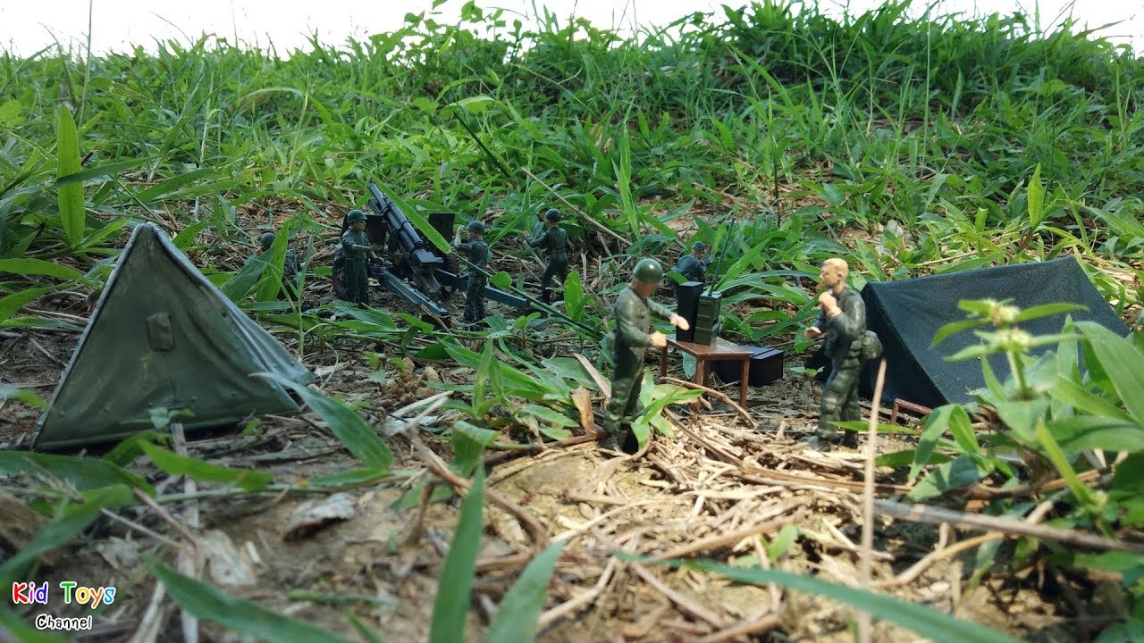Toy soldiers Army Men's Base Camp Figure action Toys for Kids. - YouTube