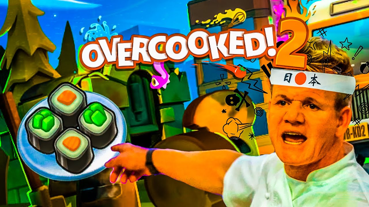 Real JAPANESE CHEF Cooked Sushi For Me!!║Overcooked 2 - YouTube