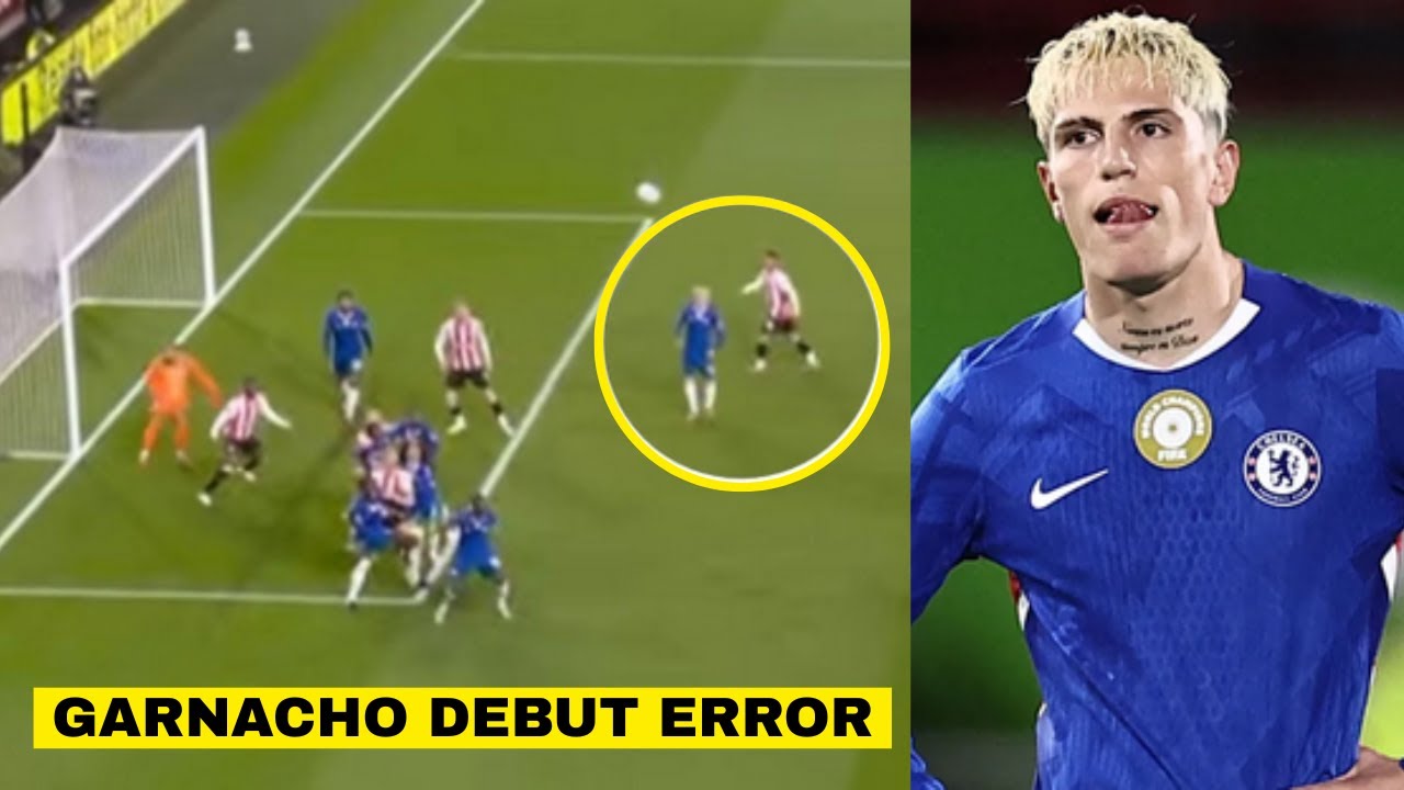 Garnacho Criticized for Error Leading To Chelsea 2-2 v Brentford - YouTube