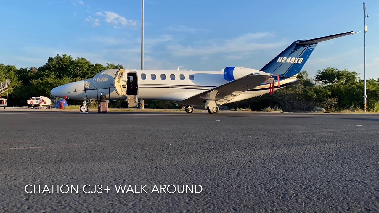 Citation CJ3+ Walkaround in MMZH. - YouTube