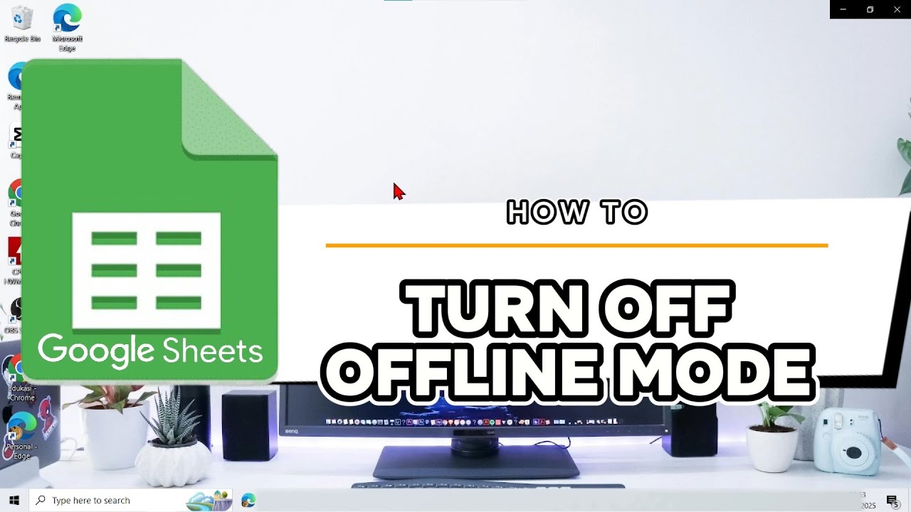How To Turn Off Offline Mode Google Sheets On Computer - YouTube
