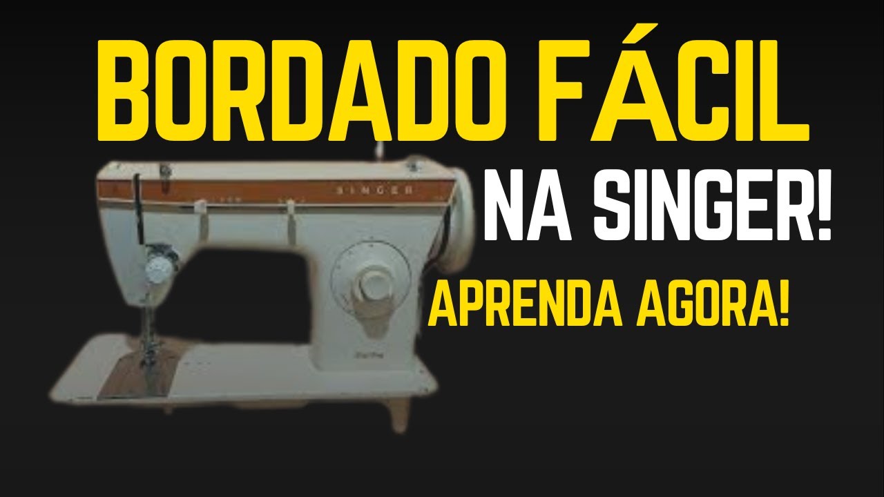 Como criar lindos bordados usando a Singer Zig Zag 247 e 242! - YouTube