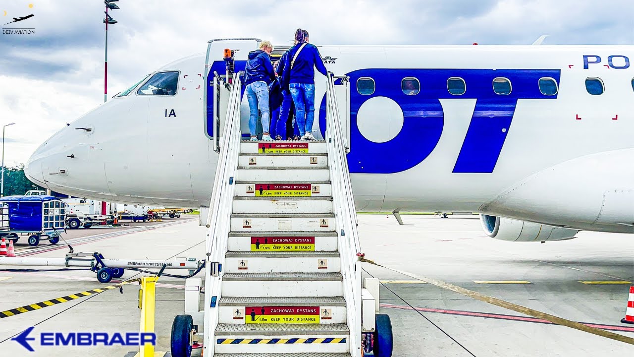 [4K] TRIP REPORT | The shortest flight in PL :D | LOT Polish Airlines ...