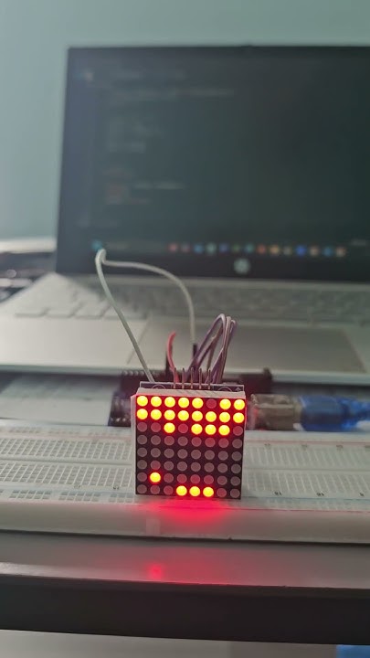brick breaker with dot matrix #arduino #arduinotutorial #arduinoproject - YouTube