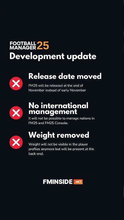 FM25 Development Update - YouTube