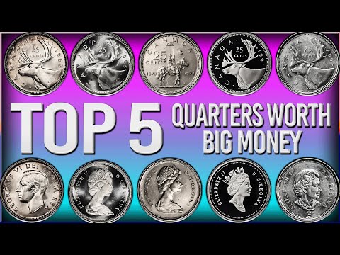 Top 5 Most Valuable Canadian Quarters – Rare Canadian Quarters in Your Pocket Change!!