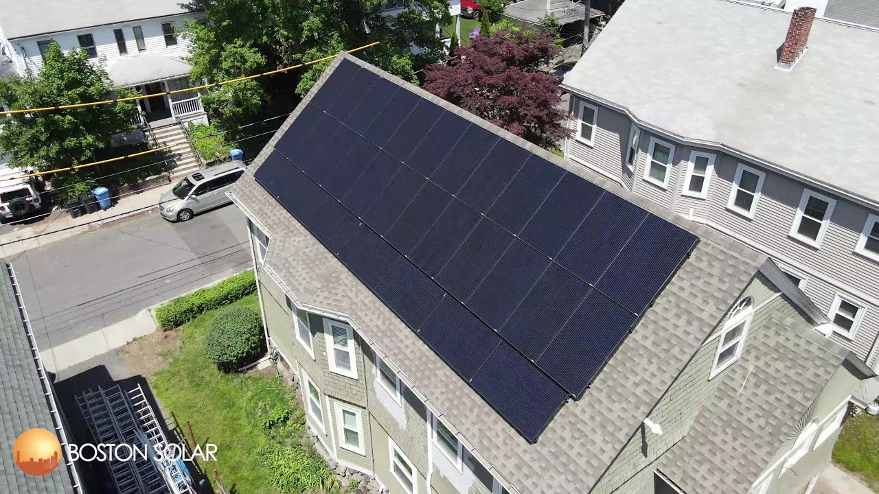 Residential Solar Installation in Waltham MA | Boston Solar - YouTube