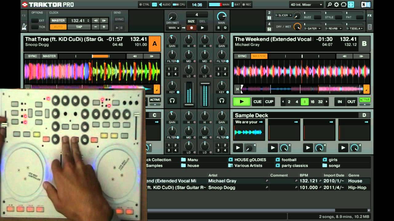 Traktor 2 Mapping for Vestax VCI-100 Tutorial Tempo Management (Part 2) - YouTube