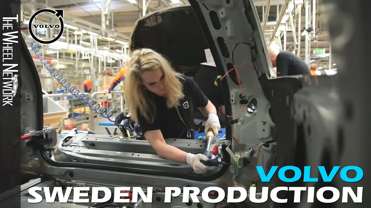 Volvo Production in Sweden - YouTube