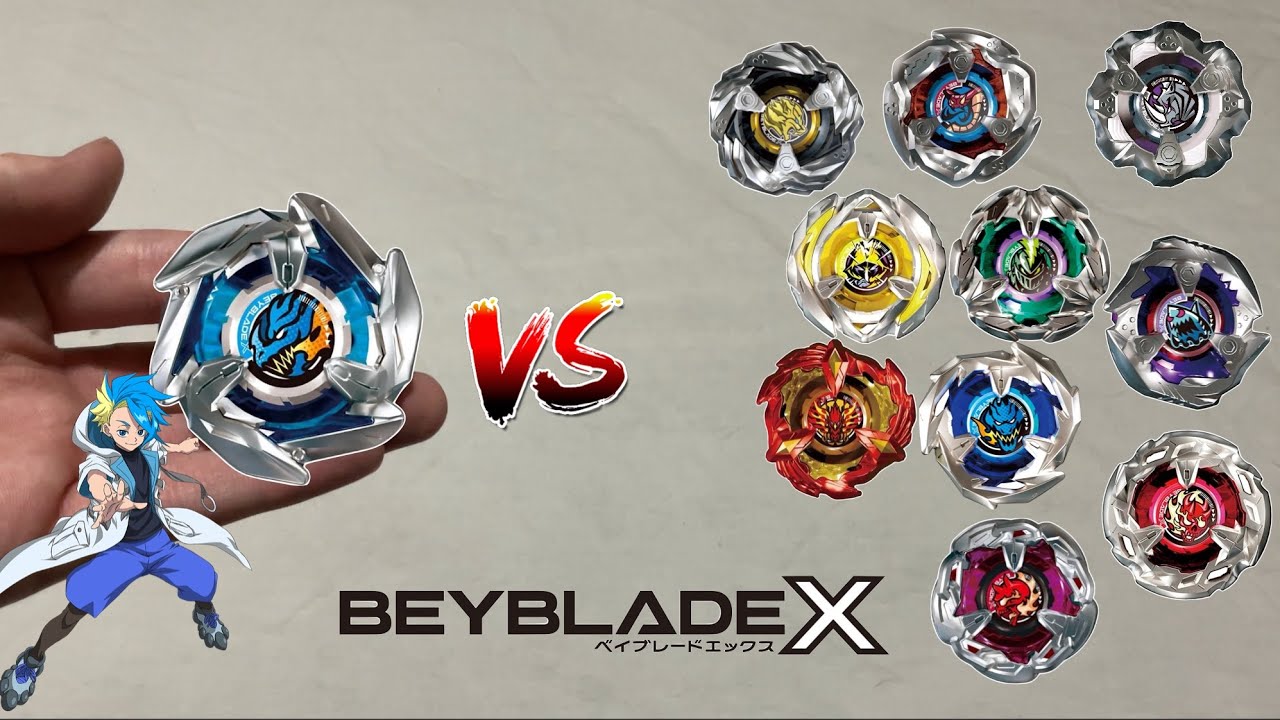 Ekusu Kurosu & DransDagger VS beyblade X - YouTube