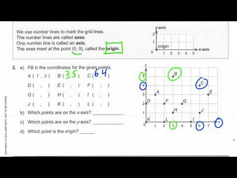 Jump Math BC Gr 6 book 2 p 63 Coordinate Grids - YouTube