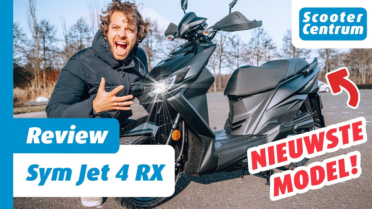 REVIEW - SYM JET 4 RX EURO5+ 45KM/U SCOOTER - DE NIEUWSTE SPORTIEVE ...