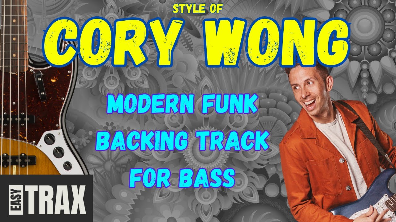 Modern Funk Backing Track for Bass - Style of Cory Wong - Key of Em ...