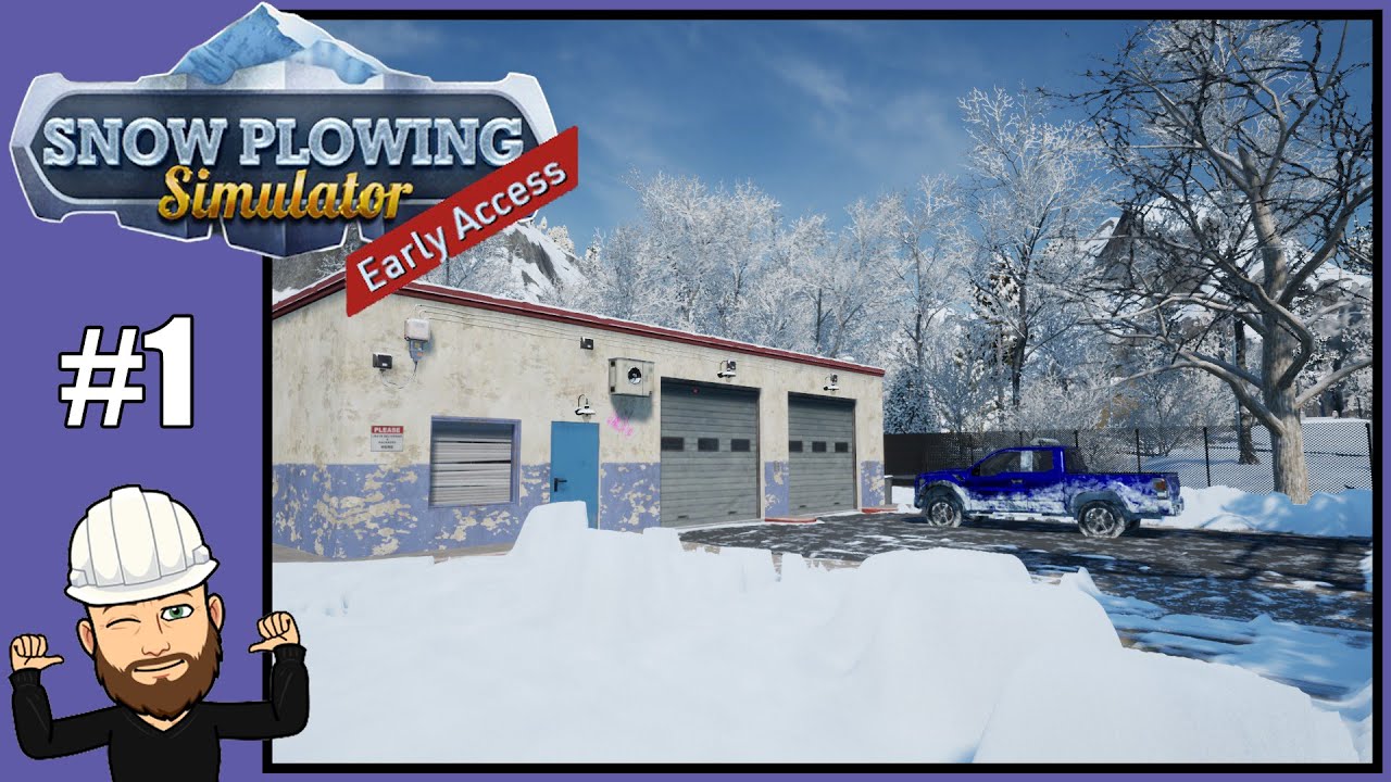 First Look - Snow Plowing Simulator #1 - Early Access - YouTube