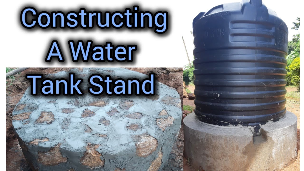 Constructing a Water Tank Stand in Uganda from start to finish. - YouTube