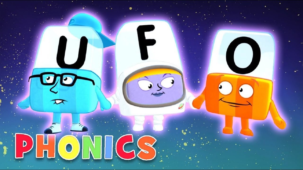 Alphablocks And Numberblocks : UFO - Series 10 - YouTube