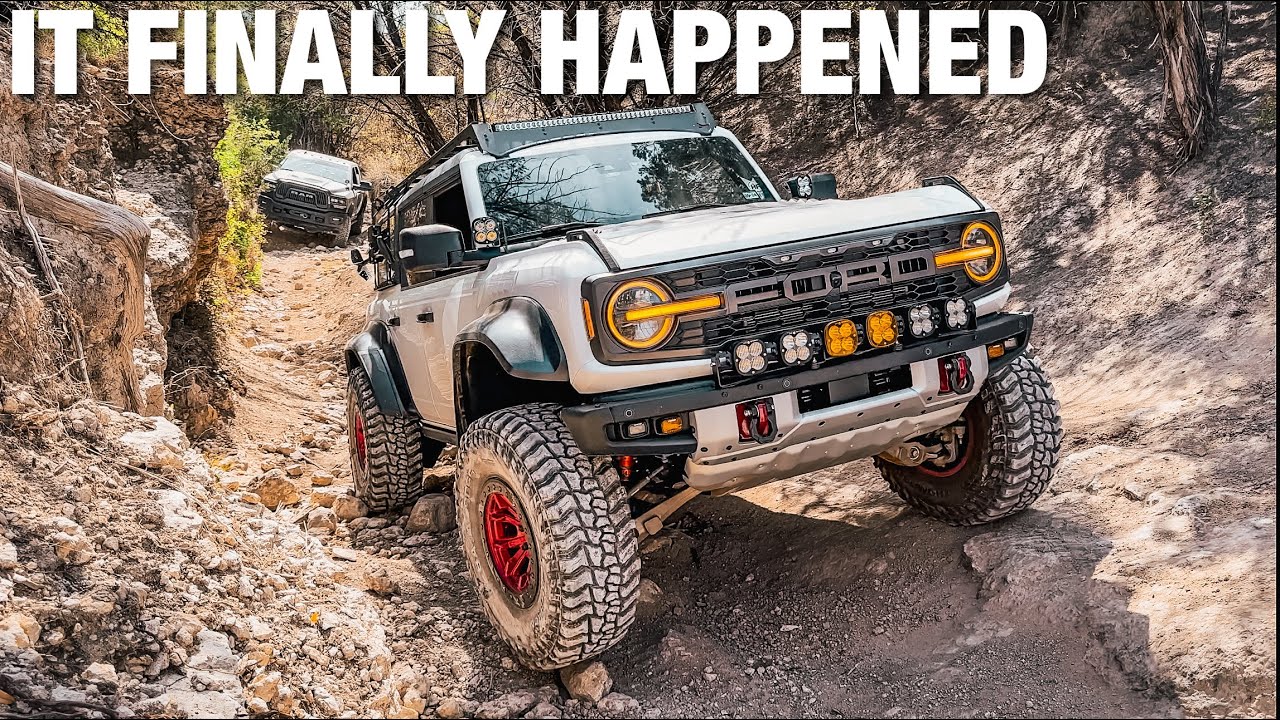 I FINALLY GOT TO DRIVE THE FORD BRONCO RAPTOR! Hidden Falls off-roading ...