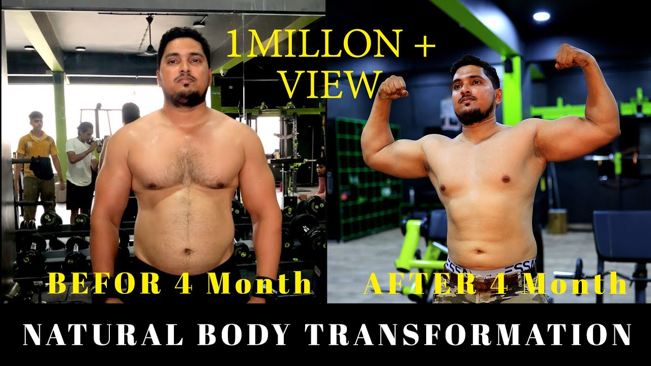 Natural Body Transformation Fat to Fit Gym Cinematic video - YouTube