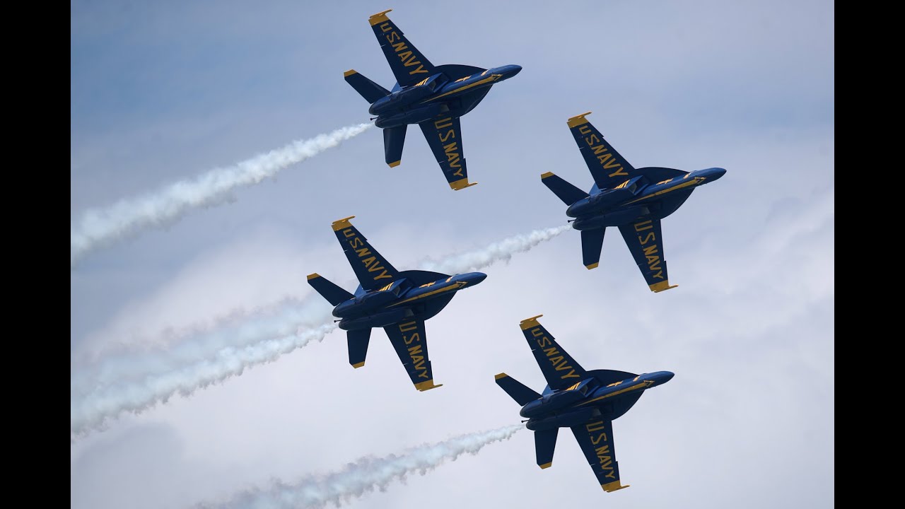 US Navy Blue Angels Flyby at Fort Lauderdale Airshow 2023 - YouTube