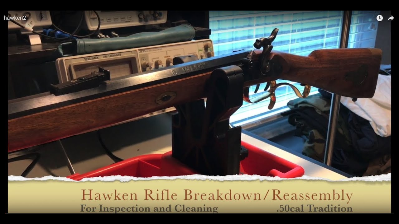 .50 cal Traditions Hawken Rifle disassembly and reassembly for cleaning ...