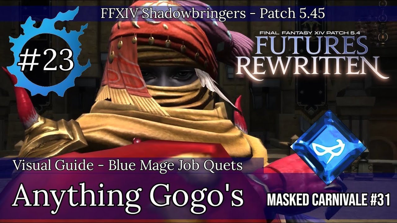 FFXIV Patch 5.45 - ANYTHING GOGO'S - VISUAL GUIDE (ITA) - FUTURE ...