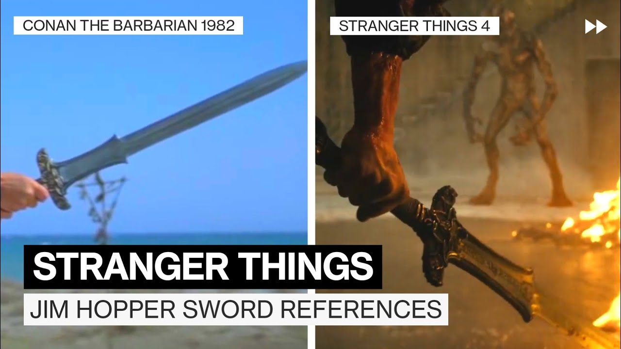 Stranger Things Hopper Sword Reference From "Conan The Barbarian ...