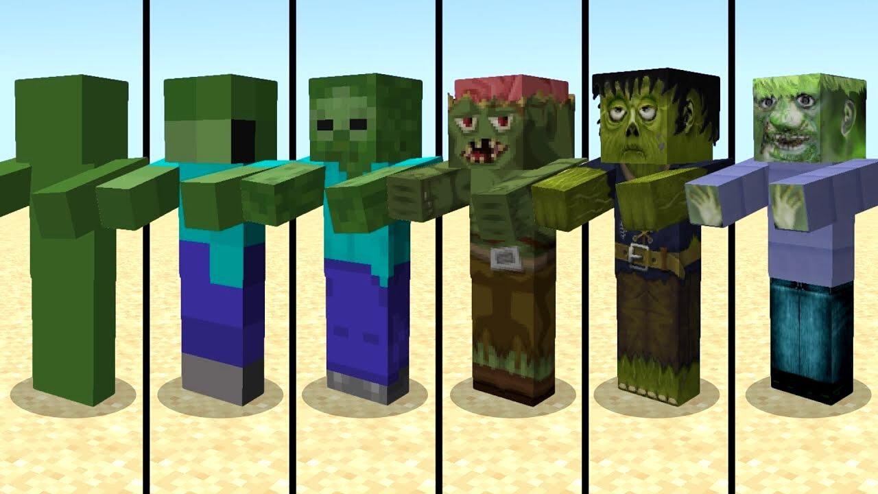 minecraft: zombie evolution - YouTube