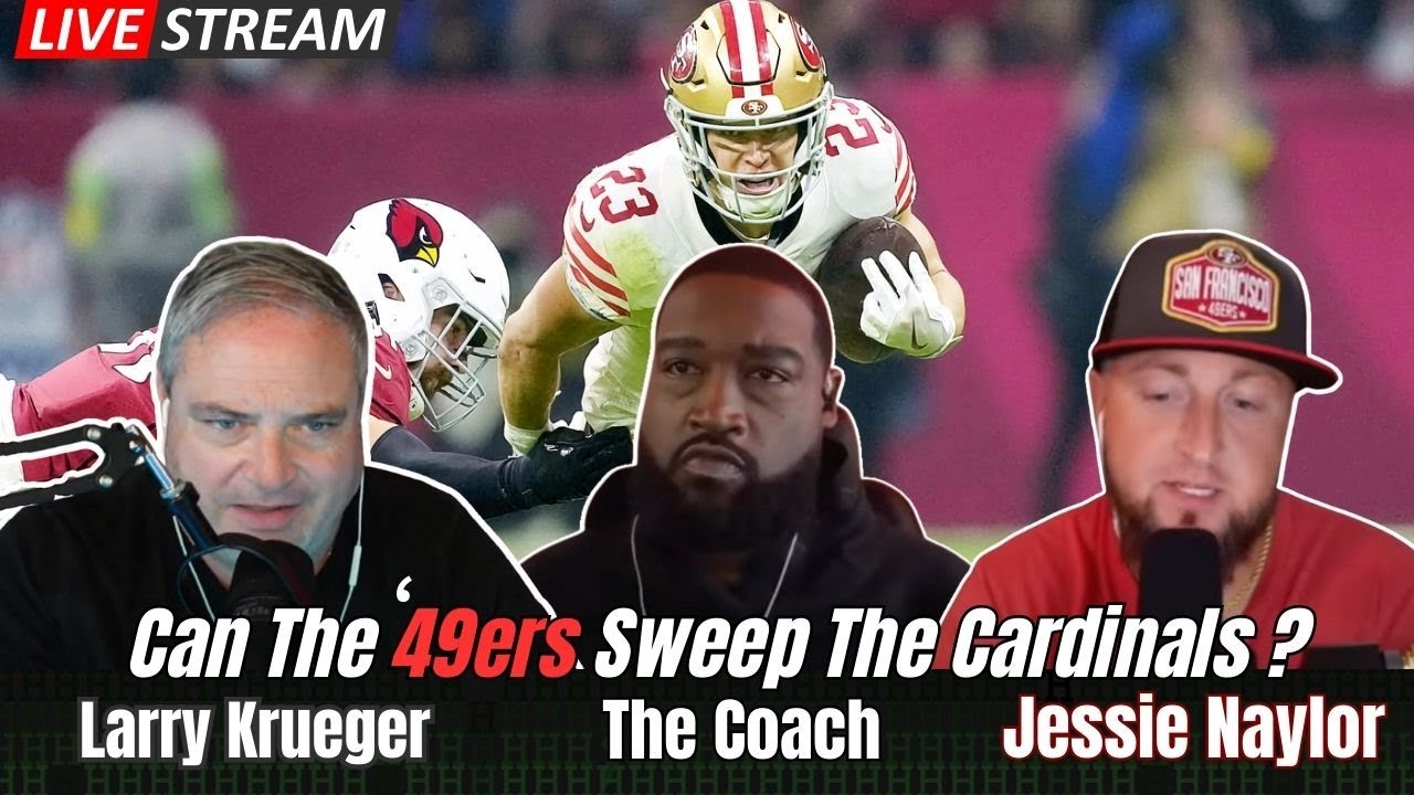 Can The 49ers Sweep The Cardinals? Larry Krueger #49ers - YouTube