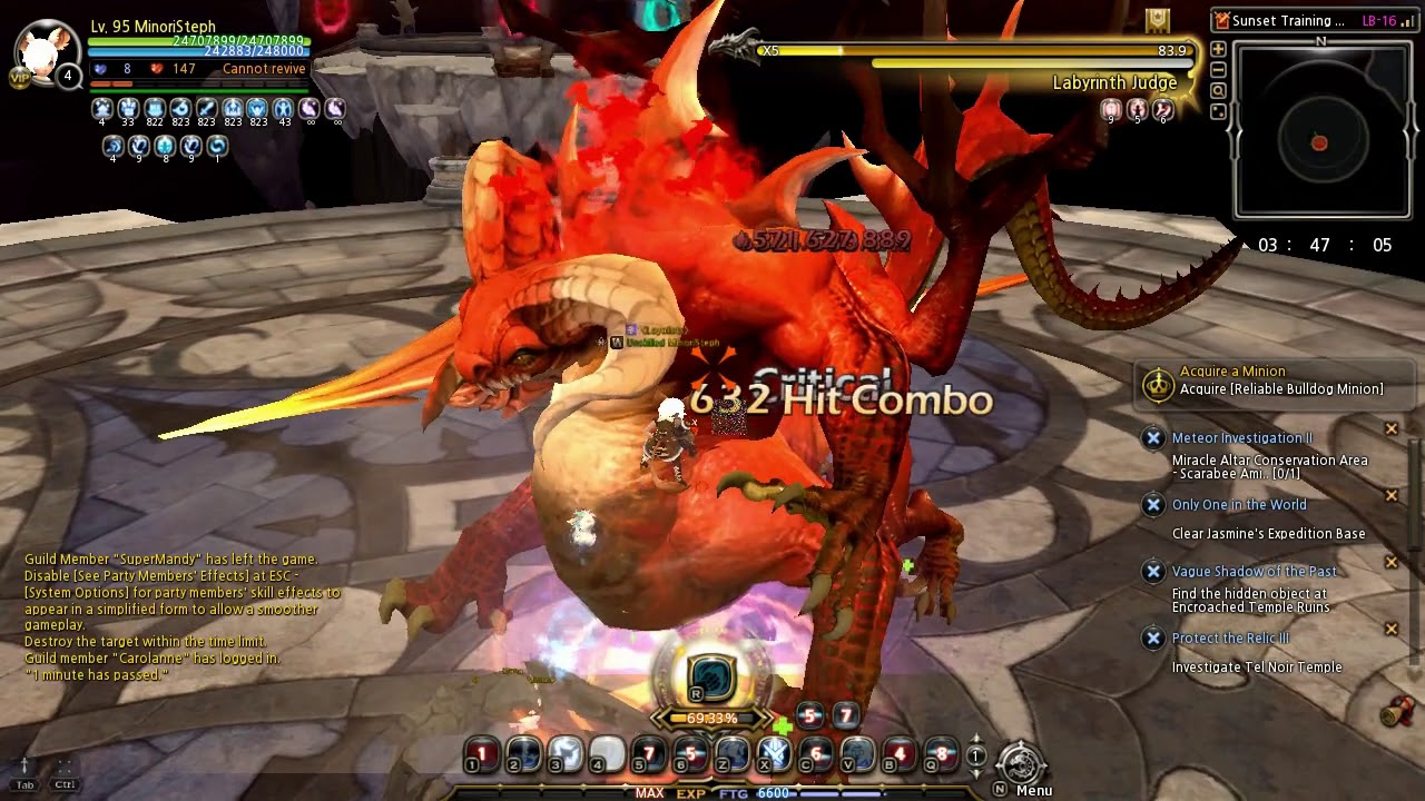 Dragon Nest NA - Unskilled cat can't beat STG F16 - YouTube