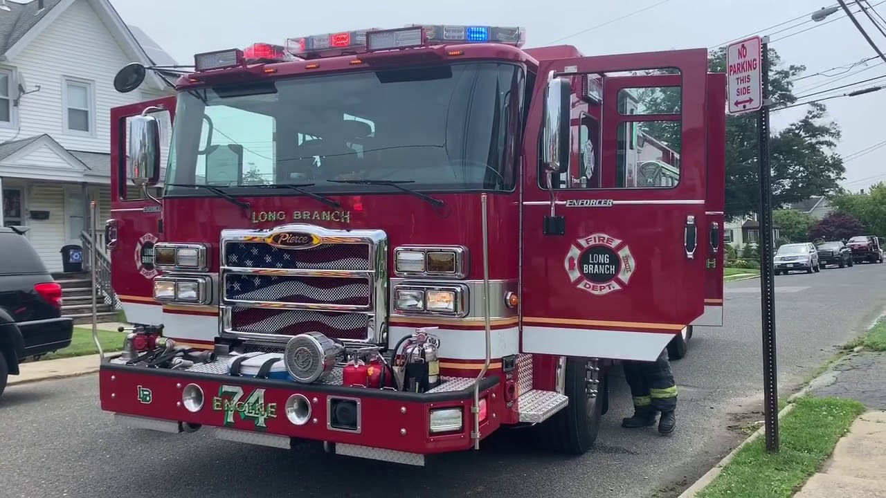 Long Branch Fire Department 25-91 25-74 and 25-69 on scene - YouTube