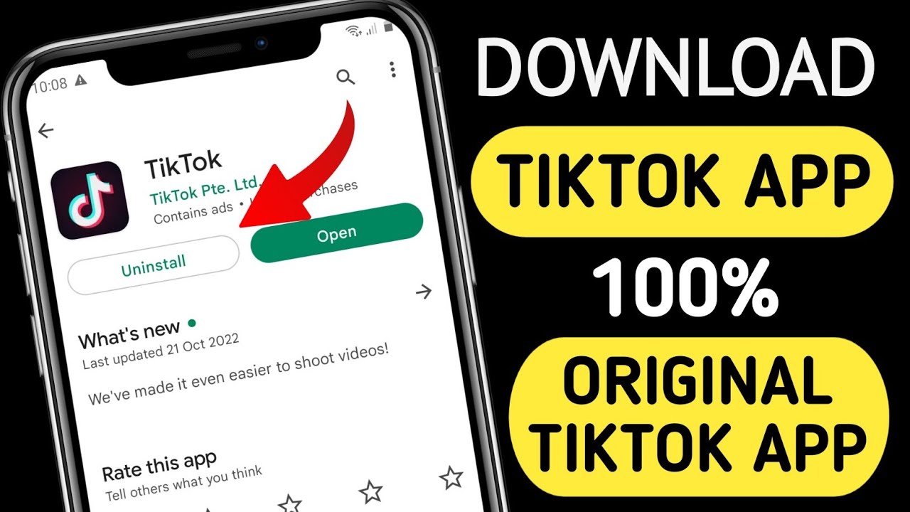 How to download & Install tiktok app 2022 || tiktok app download in bd ...