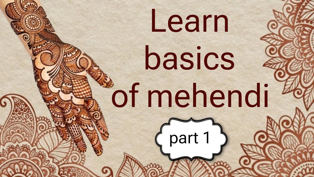 Mehendi online class/ Basic to advance mehendi course - YouTube