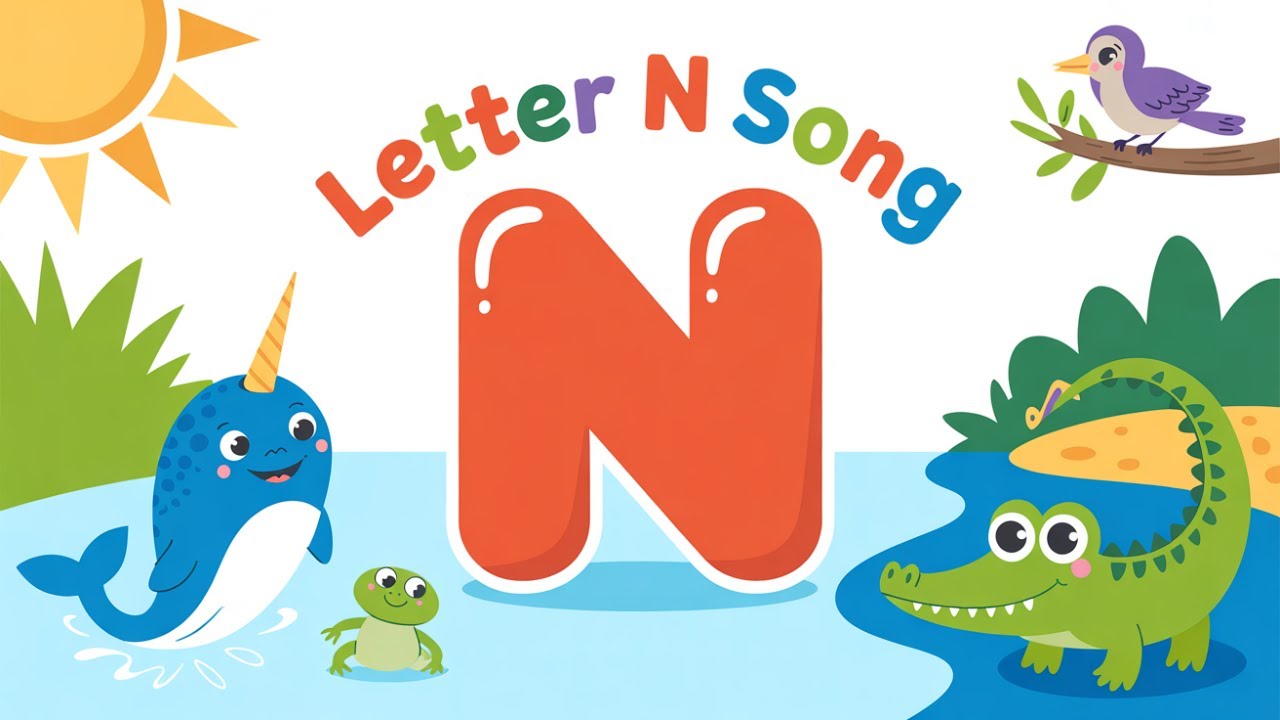 Letter N Song for Toddlers | Animal Alphabet | Tot Tunes #kidssongs ...