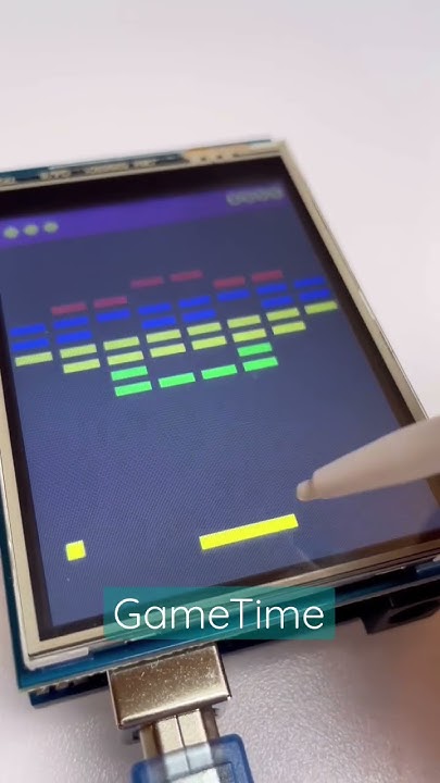 Incredible DIY retro game with Arduino UNO and touchscreen shield #electronics #arduino # ...