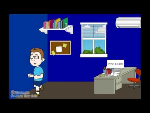Dylan's dad's computer gets a virus - YouTube