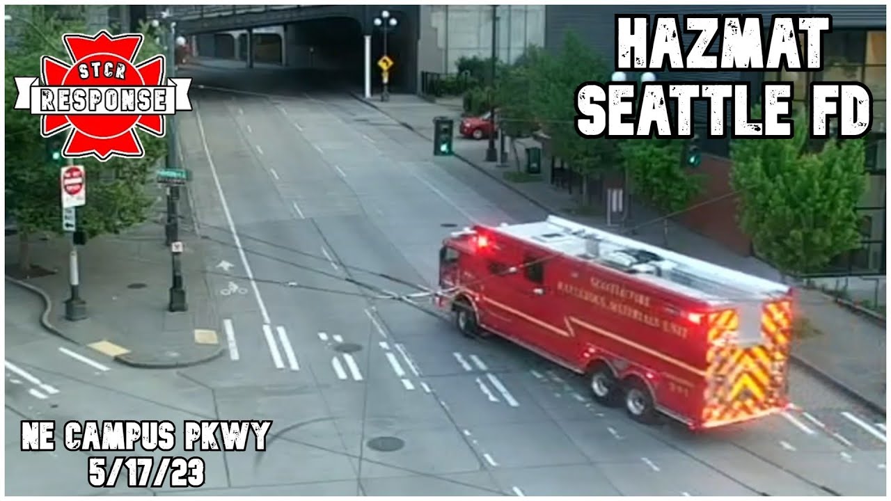 Seattle FD HAZMAT team responds to the University of Washington - YouTube