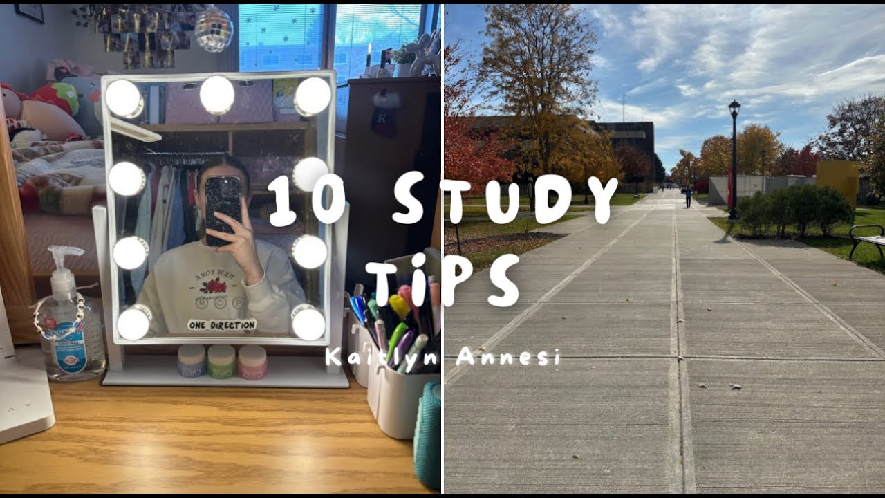teaching you how to study in college—my favorite tips - YouTube