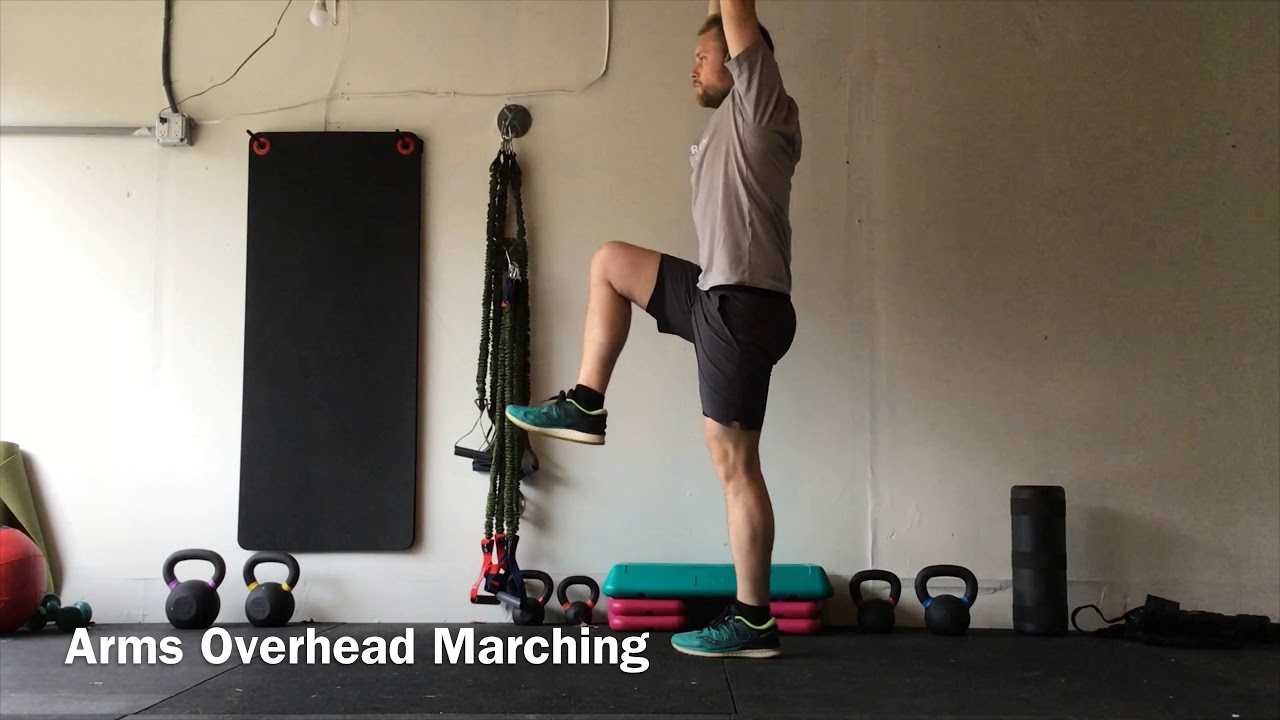 Arms Overhead Marching - YouTube