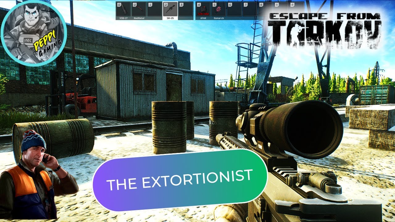 THE EXTORTIONIST (ESCAPE FROM TARKOV) SKIER QUEST - YouTube