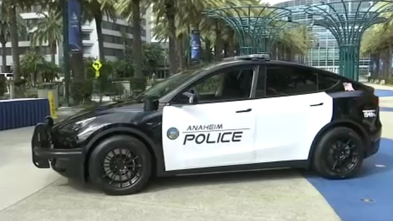 Anaheim Police Department set to launch new Tesla police vehicles - YouTube