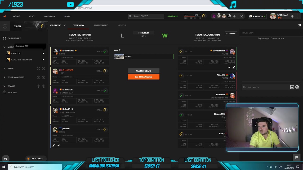 Faceit time #CSGO #STOPCHEATS 🛑🛑🛑 - YouTube