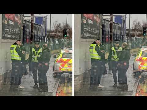 Man walking woman in 'dog gimp suit' on leash stopped by Glasgow police ...