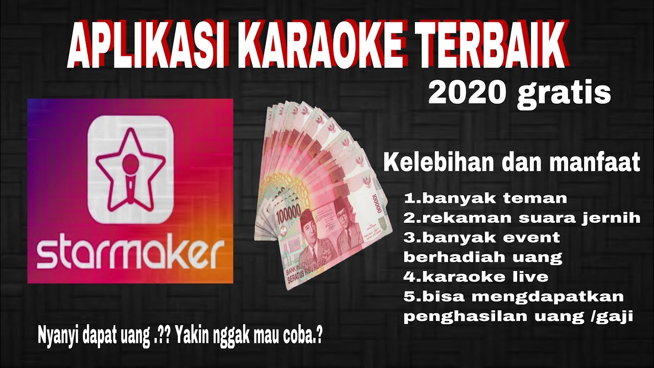 aplikasi karaoke terbaik 2020 gratis - YouTube
