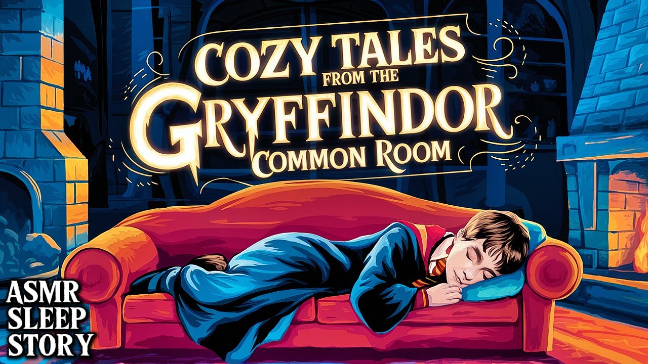 Fall Asleep in the Gryffindor Common Room | Harry Potter Sleep ASMR ...