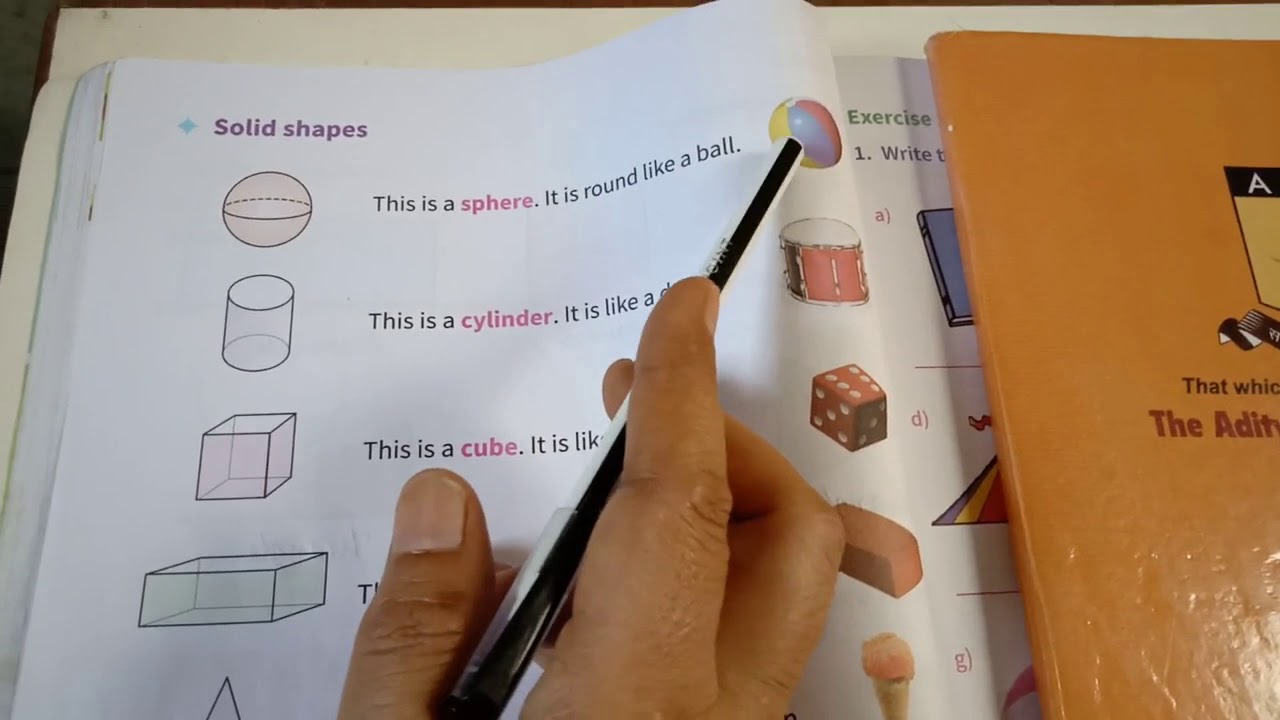 Std-1 Maths Solid Shapes - YouTube