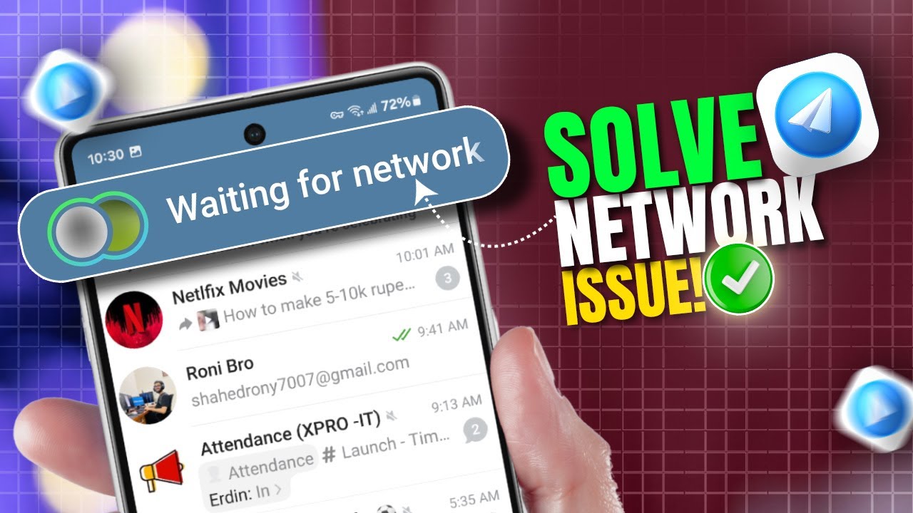 How to Solve Waiting for Network Issues on Telegram on Android | Fix ...