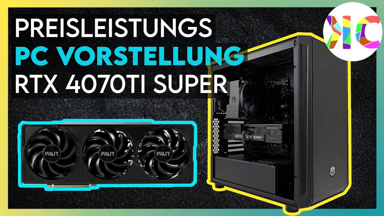 1800€ Gaming PC Vorstellung mit RTX4070Ti SUPER - YouTube